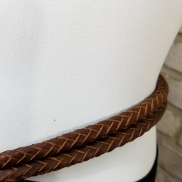 Vintage | Accessories | Vintage Two Strains Woven Braided Rope Belt ...